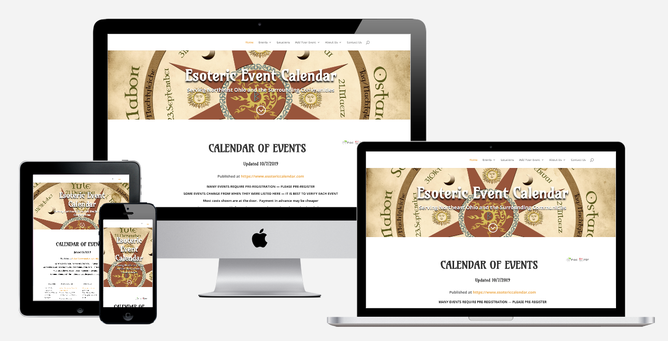 Web Design Portfolio - Coyote Holmberg